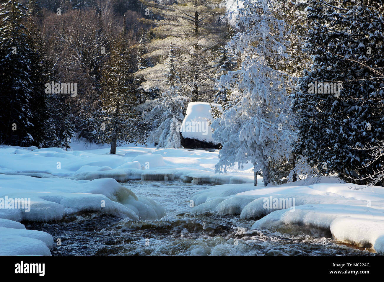 Doncaster river cascades Stock Photo - Alamy