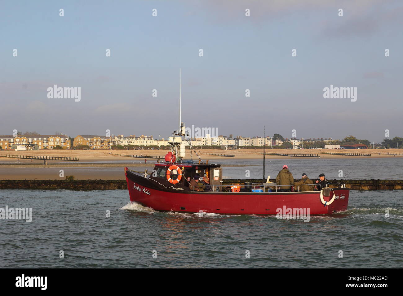 Littlehampton, Sussex, UK - October 25 2016: A small fishing boat ...