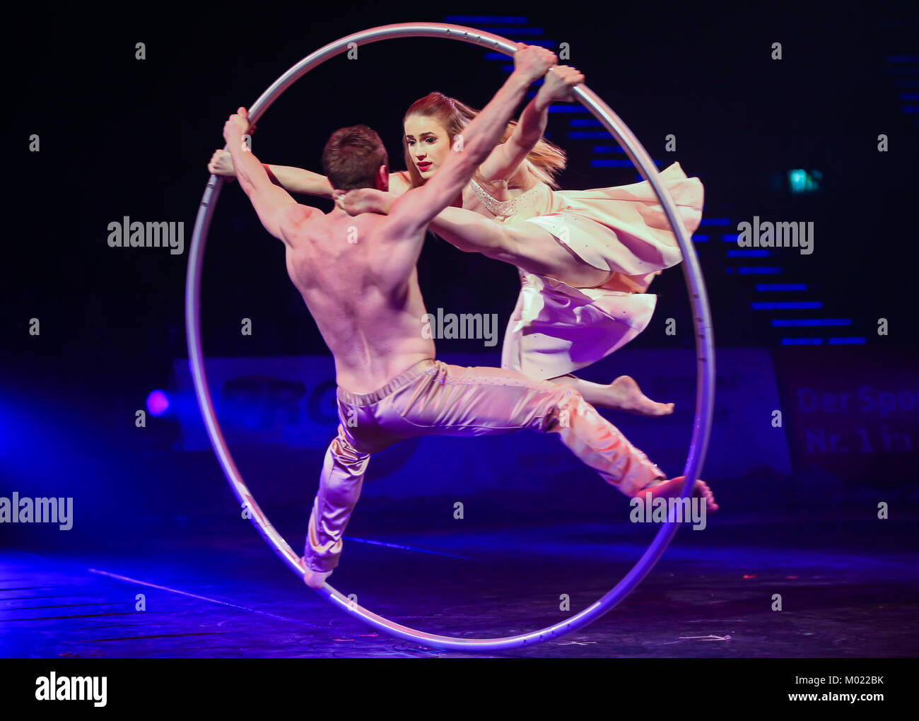 Wetzlar, Germany. 15th Jan, 2018. Feuerwerk der Turnkunst - Tour 2018 ...