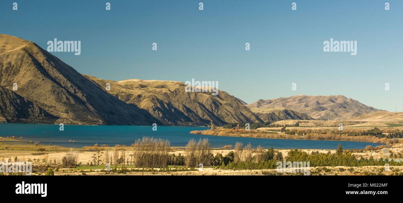 The headwaters (river) of Lake Waitaki, New Zealand Stock Photo - Alamy