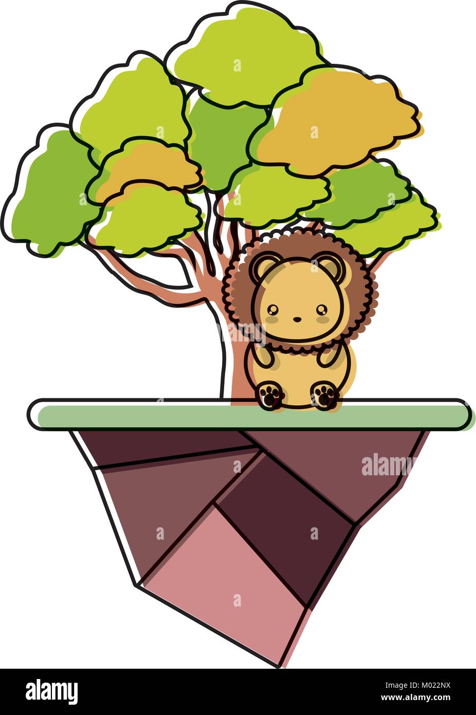 Colorful forest design Stock Vector Image & Art - Alamy