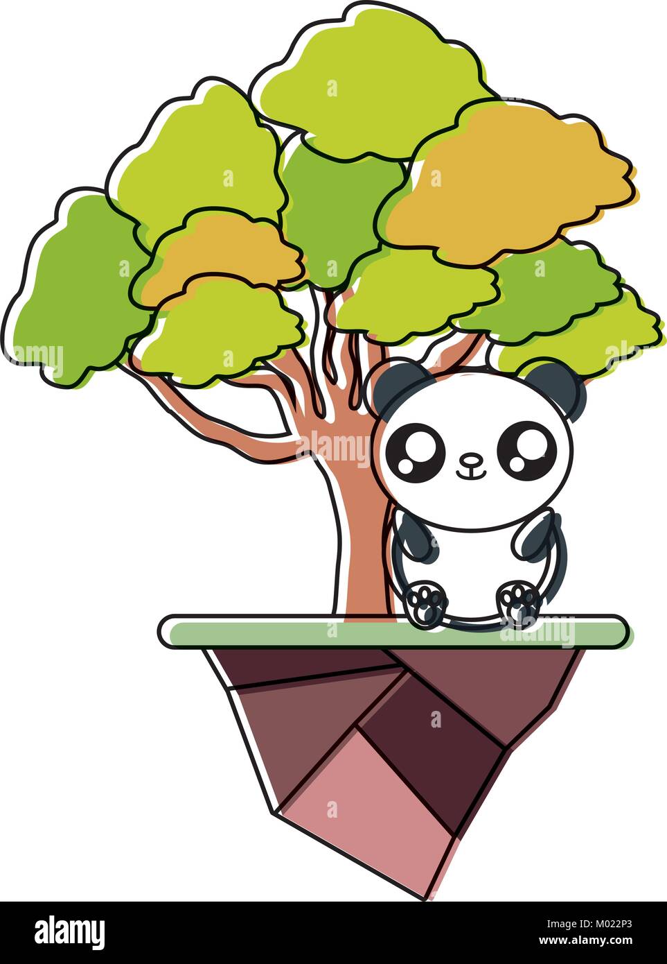 Colorful forest design Stock Vector Image & Art - Alamy