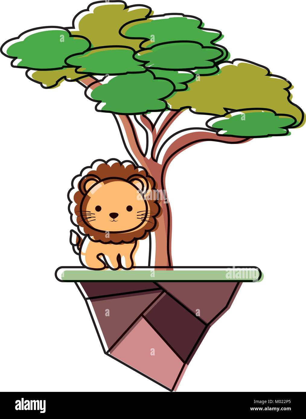 Colorful forest design Stock Vector Image & Art - Alamy