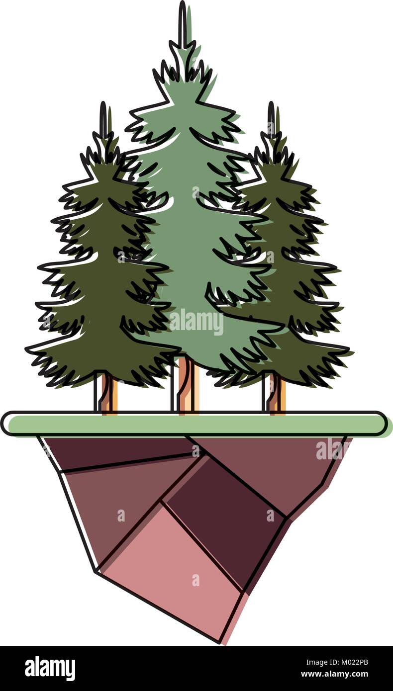 Piece of forest Stock Vector Images - Alamy