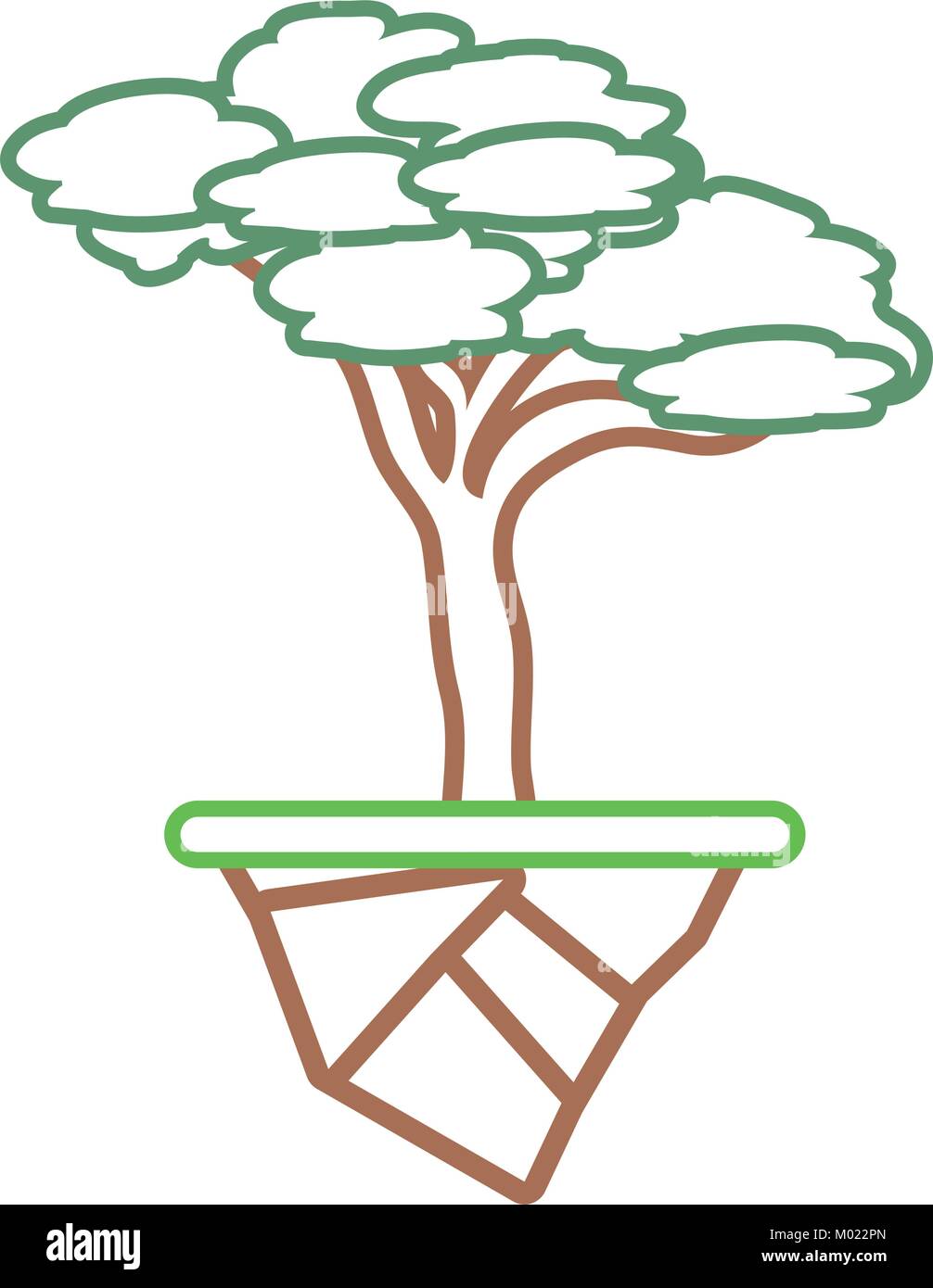 Umbrella tree design Stock Vector Image & Art - Alamy