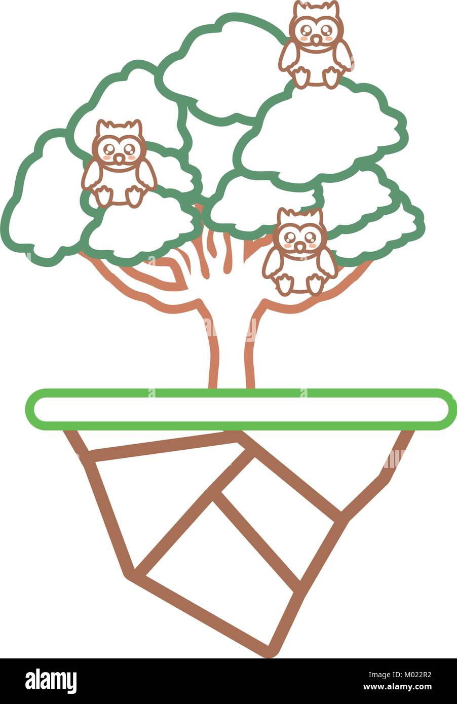 colorful forest design Stock Vector Image & Art - Alamy