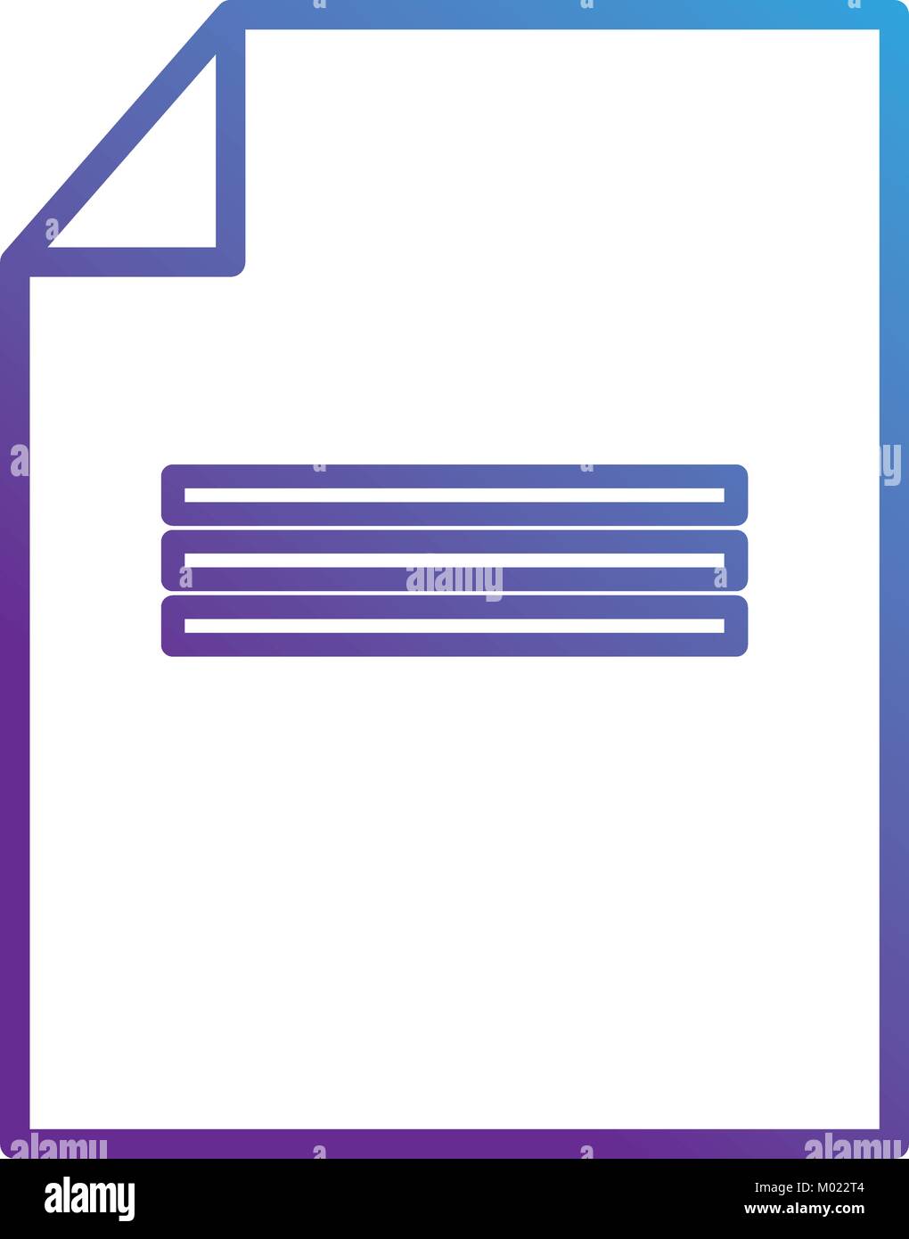 paper document isolated icon Stock Vector Image & Art - Alamy