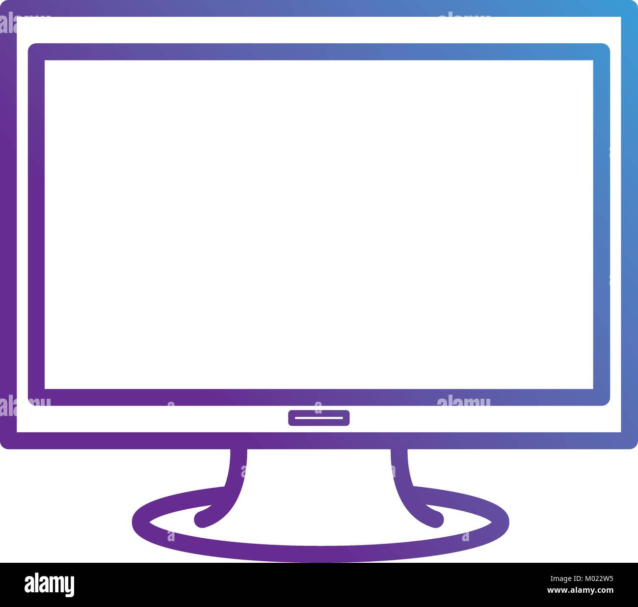 monitor computer isolated icon Stock Vector Image & Art - Alamy