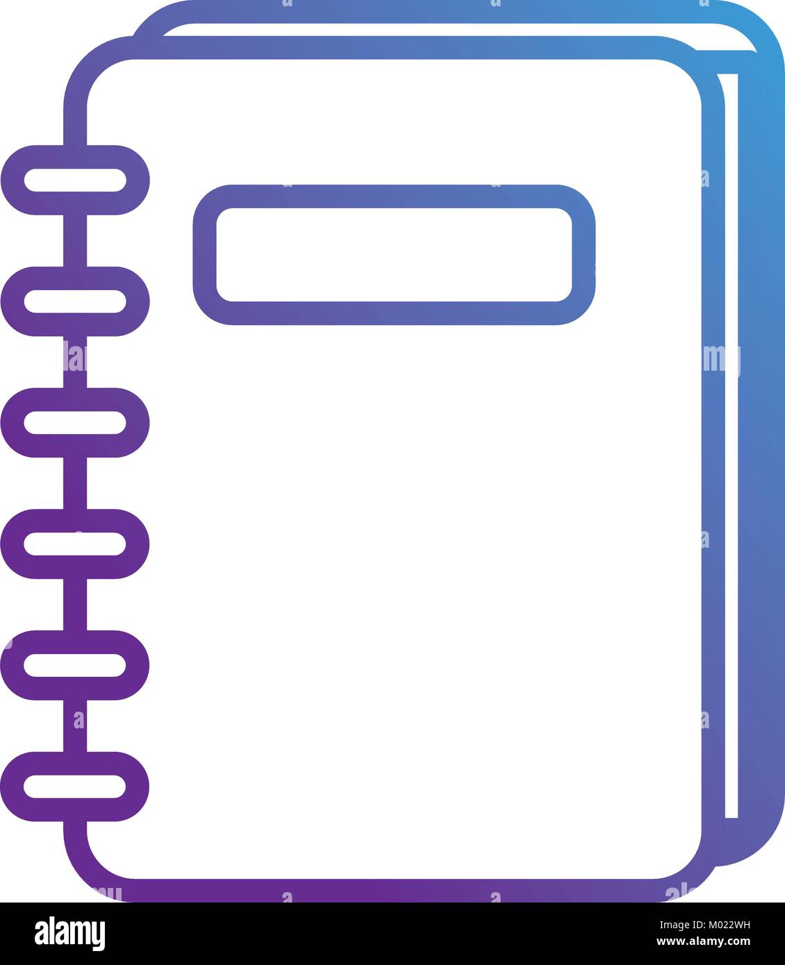 note book isolated icon Stock Vector Image & Art - Alamy