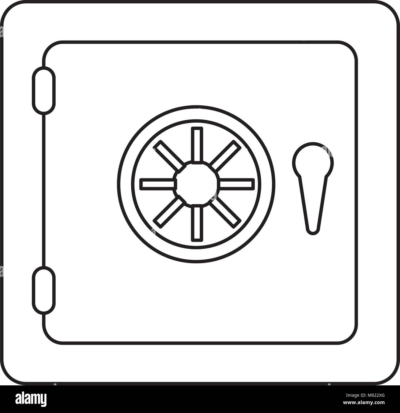 safe vector illustration Stock Vector Image & Art - Alamy