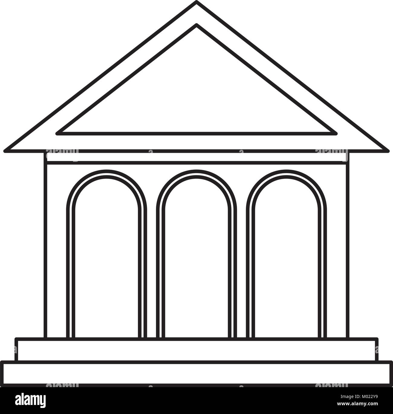 greek building design Stock Vector Image & Art - Alamy