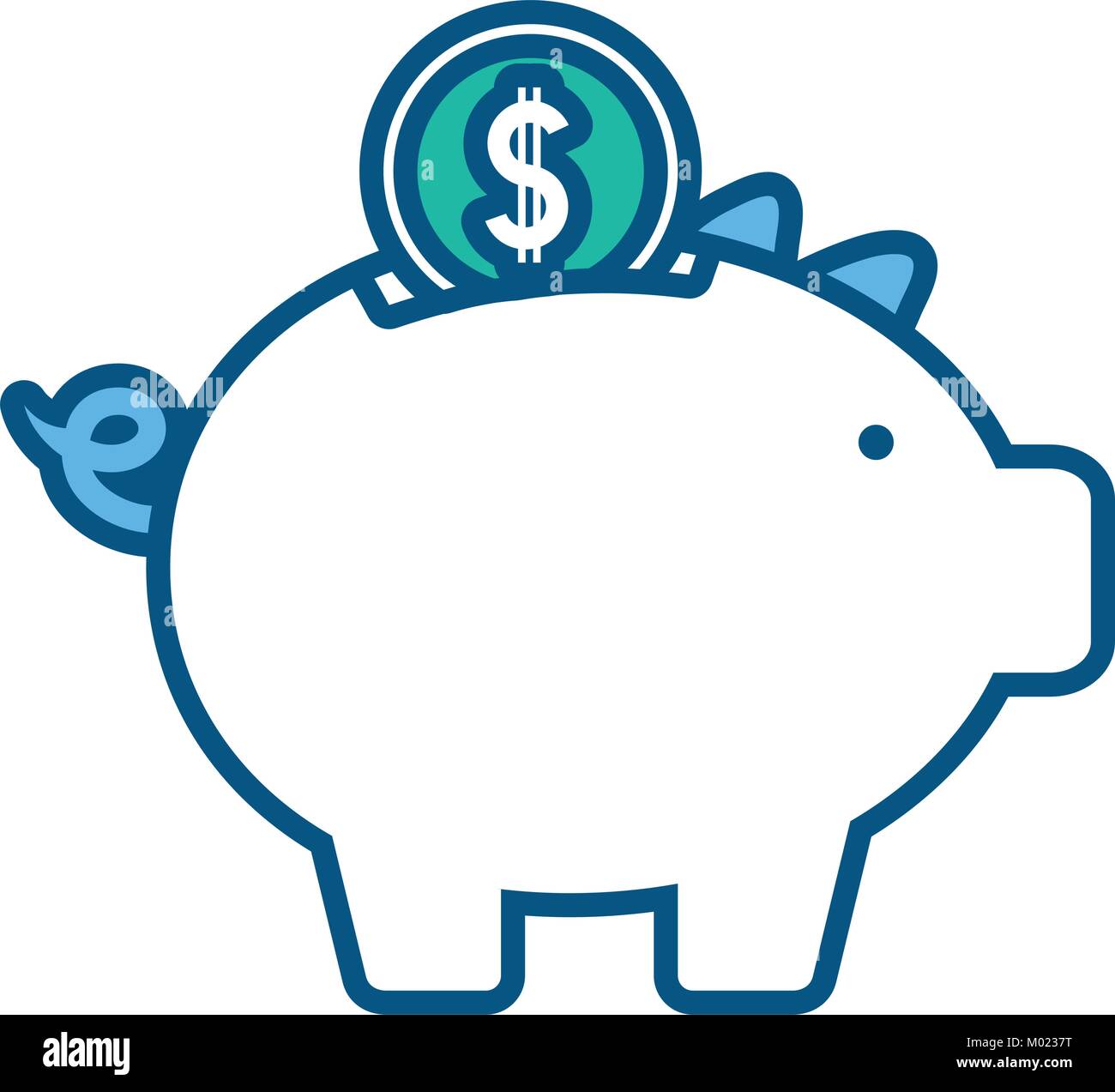 piggy bank design Stock Vector Image & Art - Alamy