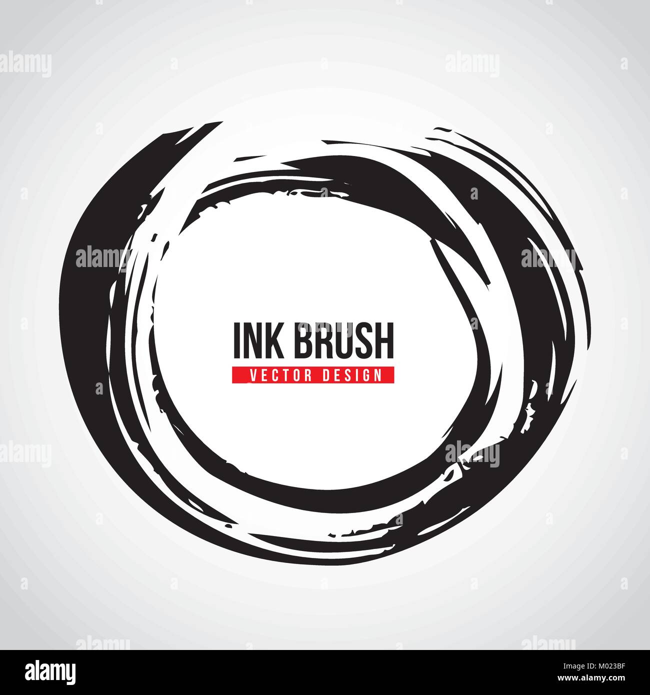 ink brush grunge paint element smear stain texture Stock Vector Image ...