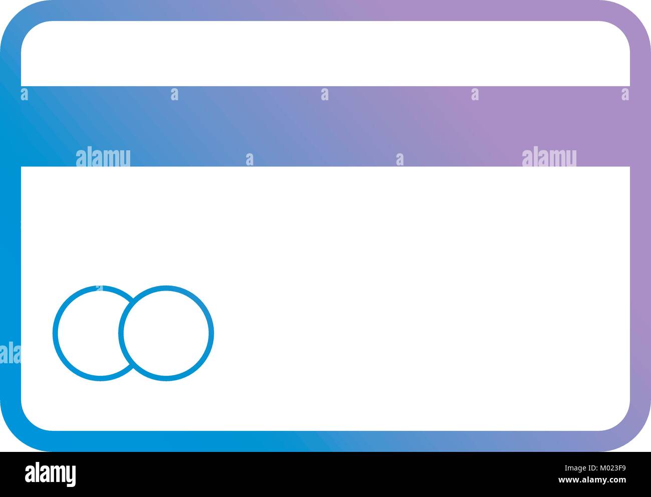 Payment card flat gradient Stock Vector Images - Alamy