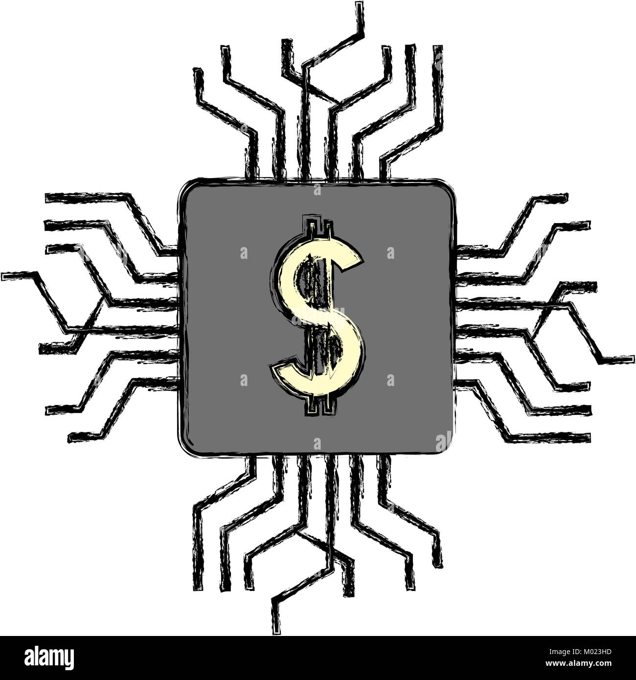 money circuit design Stock Vector Image & Art - Alamy