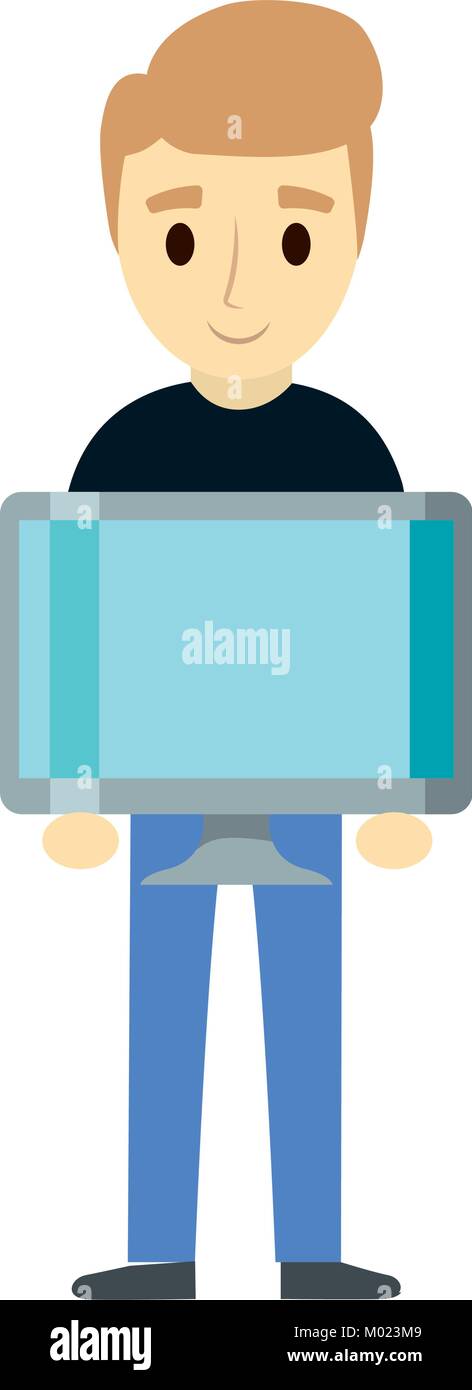 man and object design Stock Vector Image & Art - Alamy