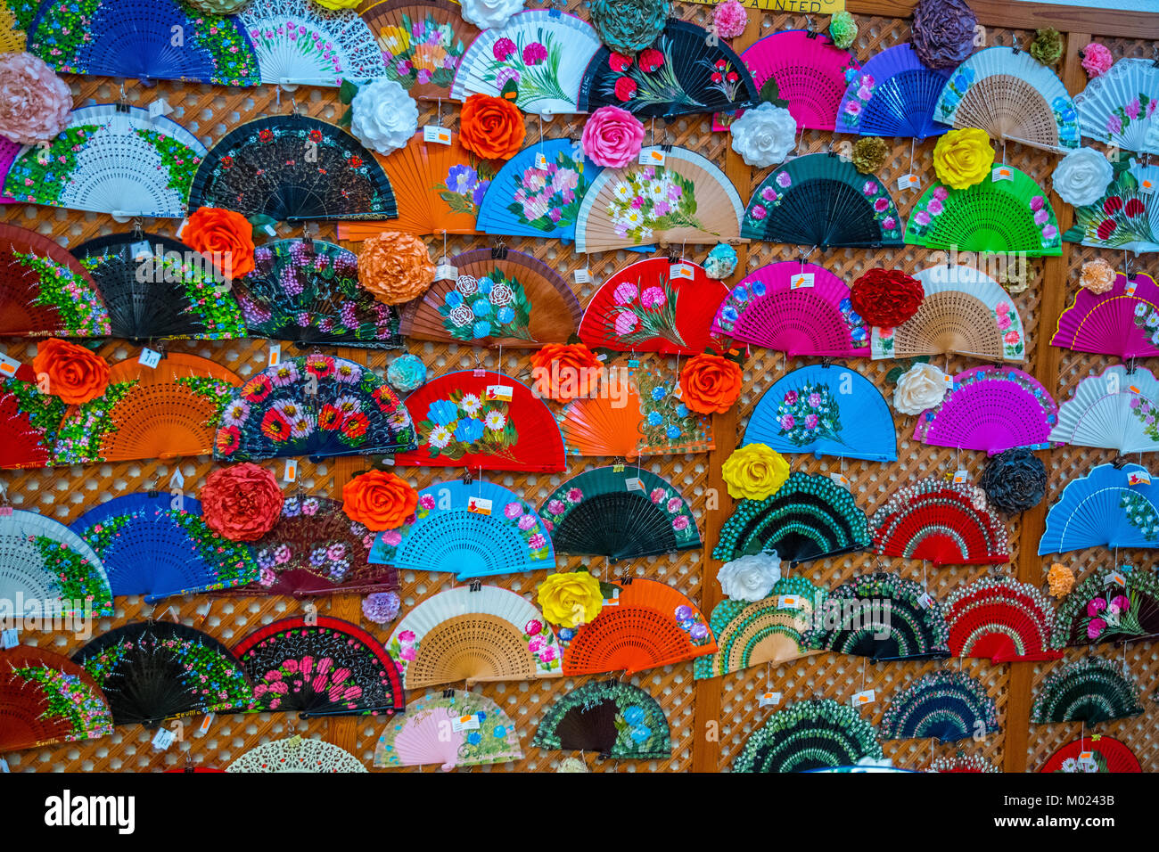 Traditional spanish fans hi-res stock photography and images - Alamy