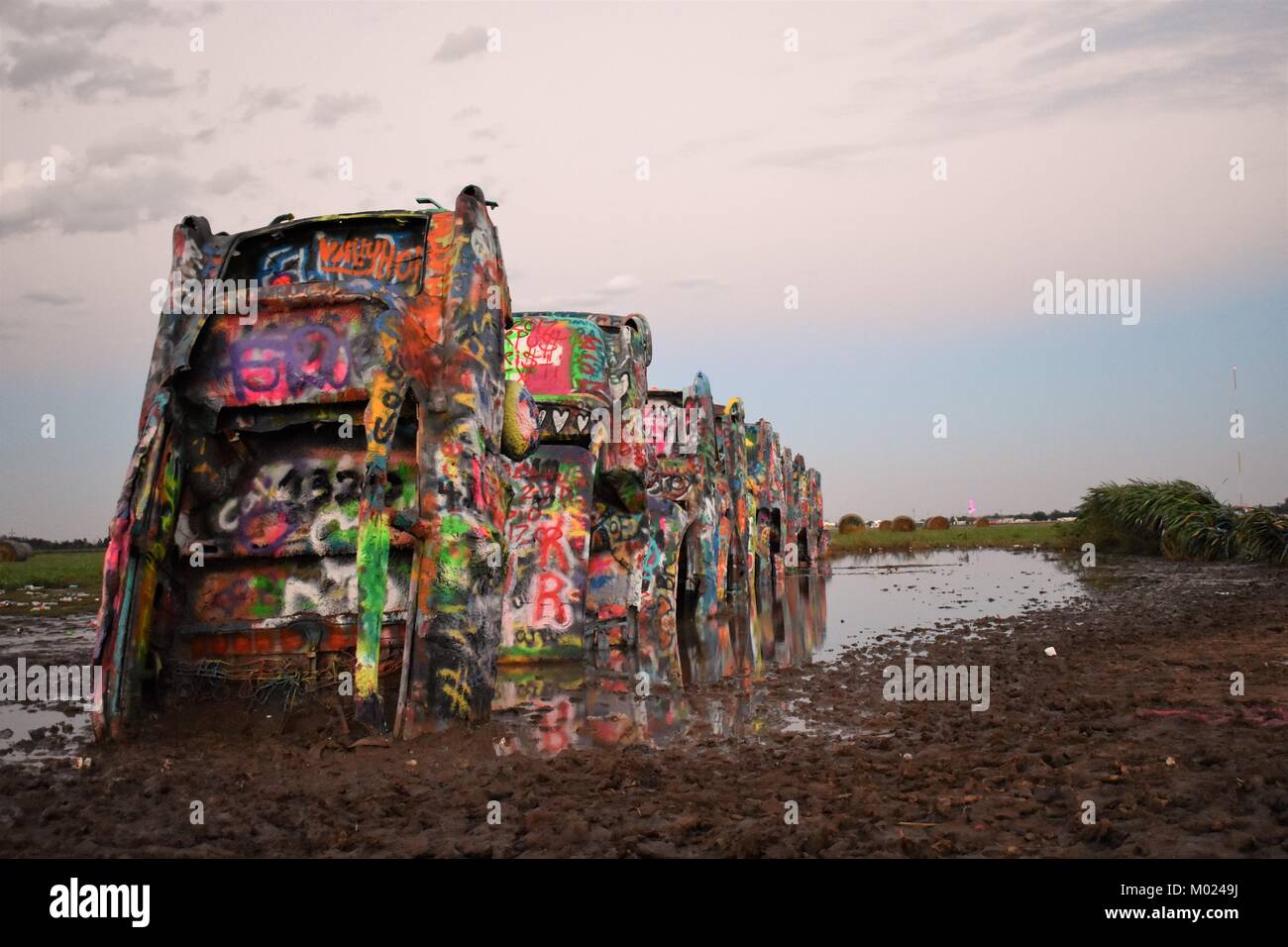 Cadillac Ranch Amarillo, Texas Stock Photo - Alamy