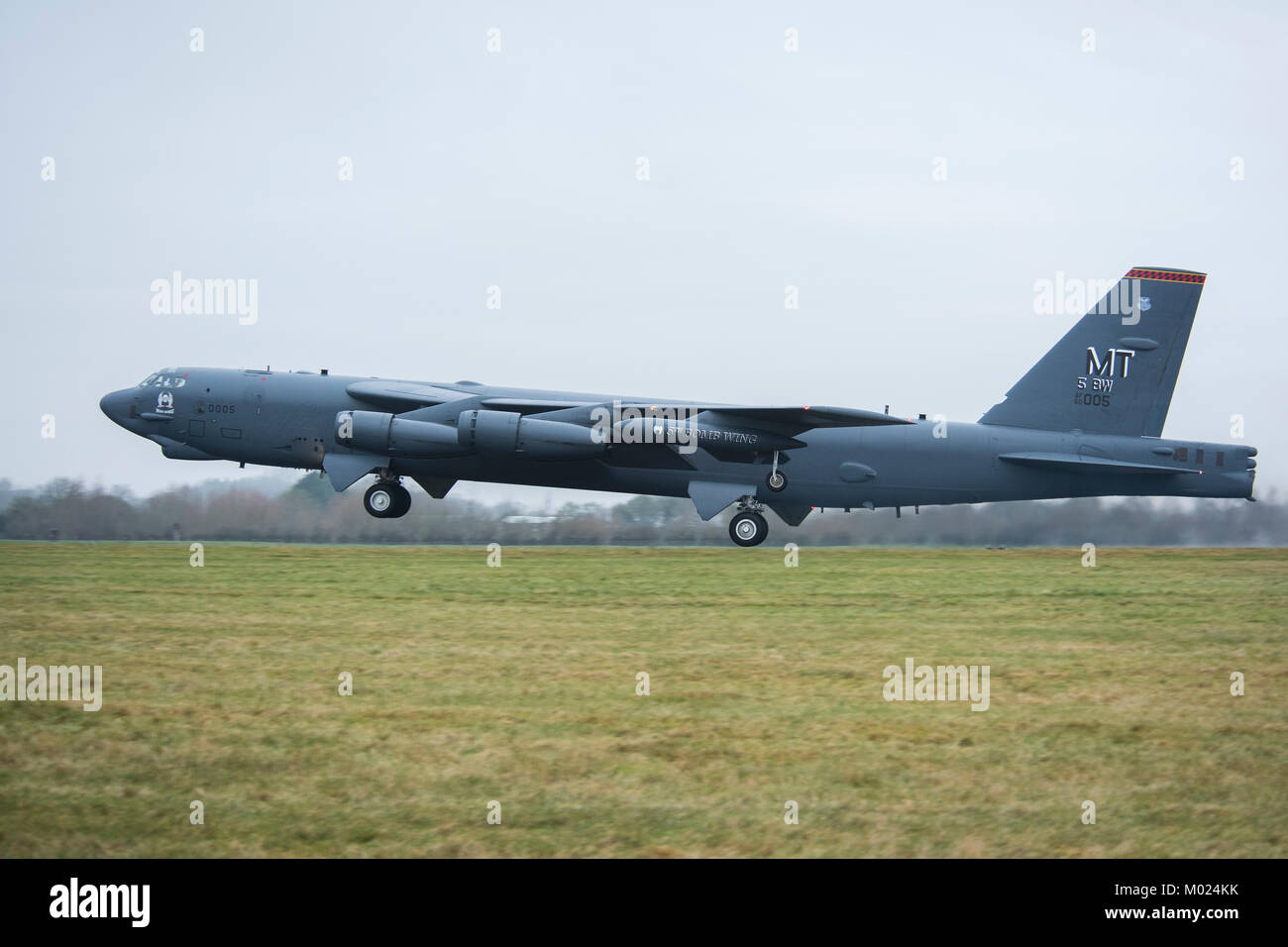 A B-52H Stratofortress assigned to Air Force Global Strike Command ...