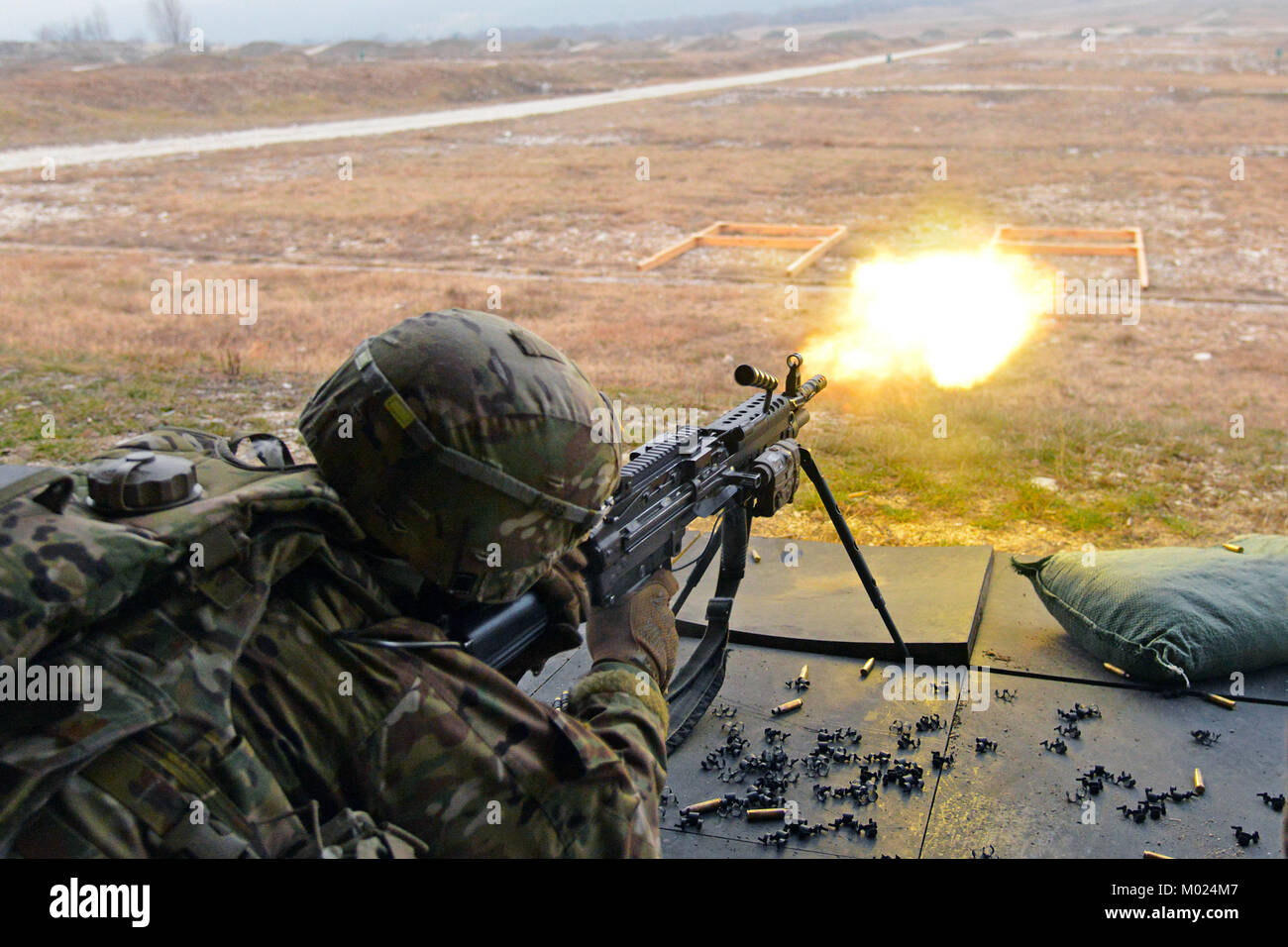 U.S. Army Paratrooper assigned to the 1st Battalion, 503rd Infantry ...