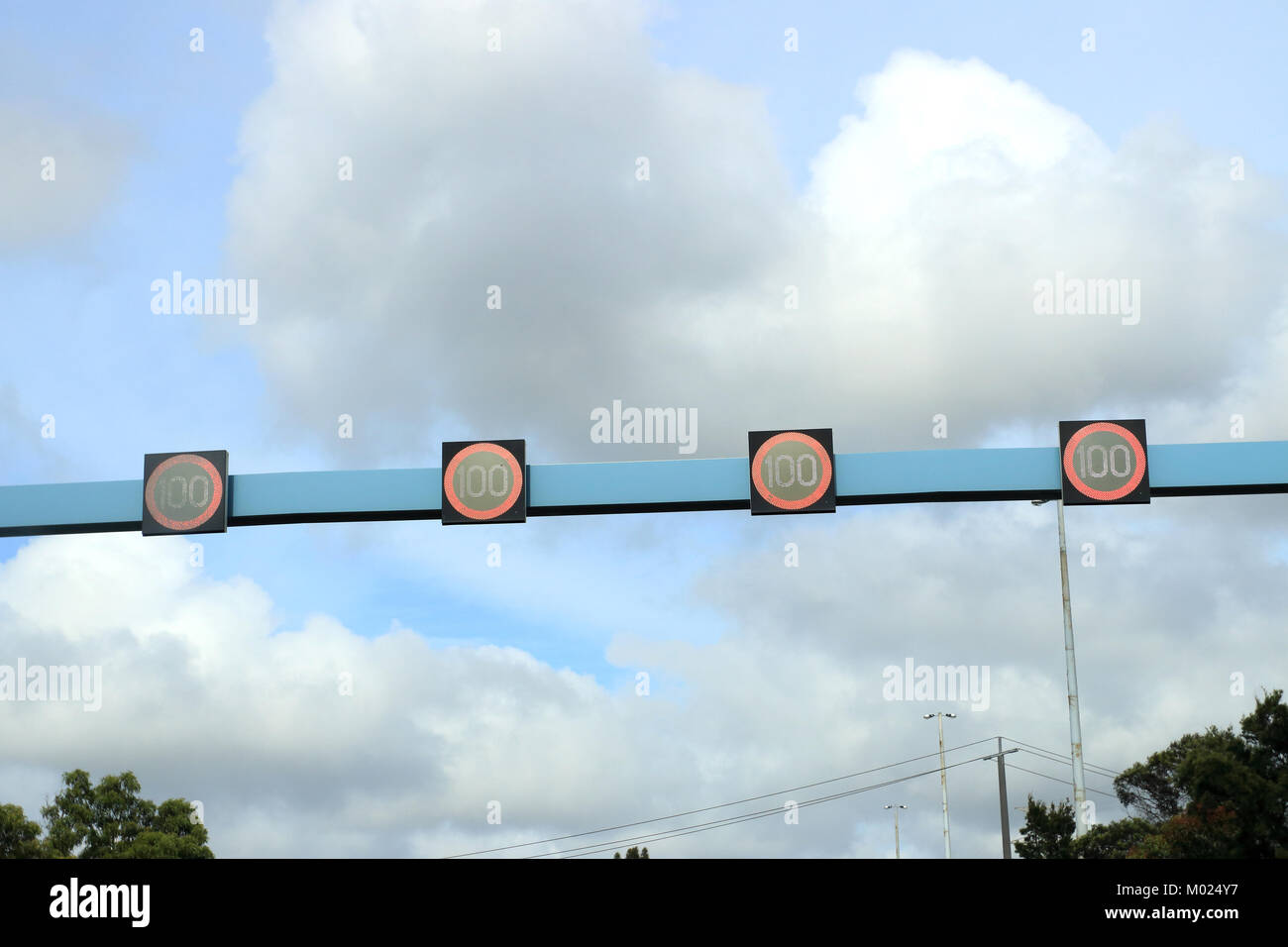 Australian speed sign hi-res stock photography and images - Alamy