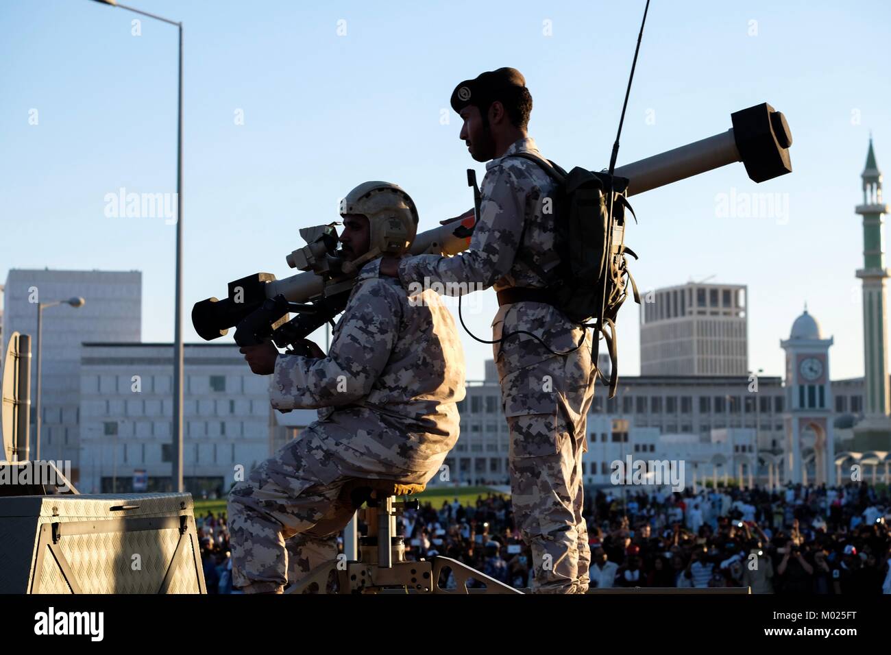 Qatar National Day Military Parade Stock Photo - Alamy