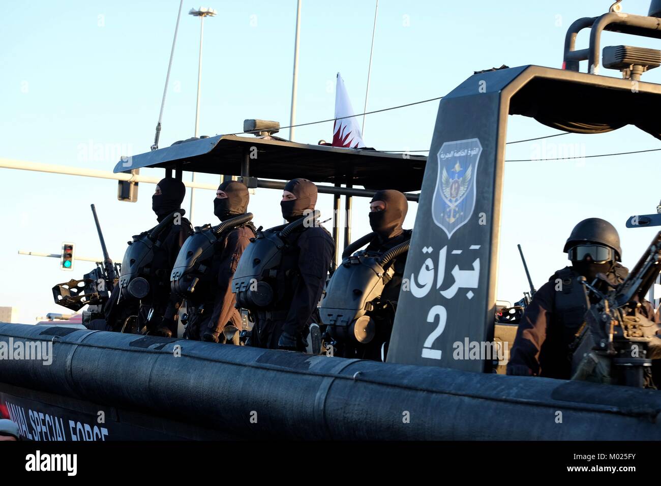 Qatar National Day Military Parade Stock Photo - Alamy