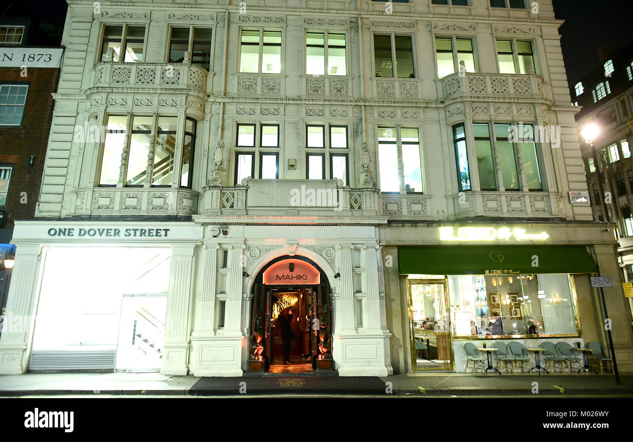 General View of The Mahiki restaurant, London Stock Photo - Alamy