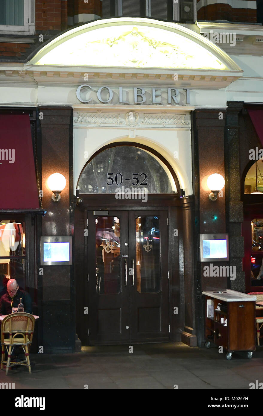 General View of The Colbert restaurant, London Stock Photo - Alamy