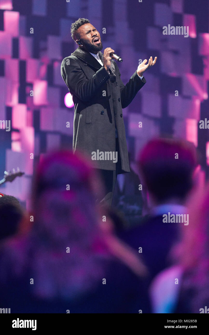 The American R&B singer, songwriter and musician Jason Derulo performs ...