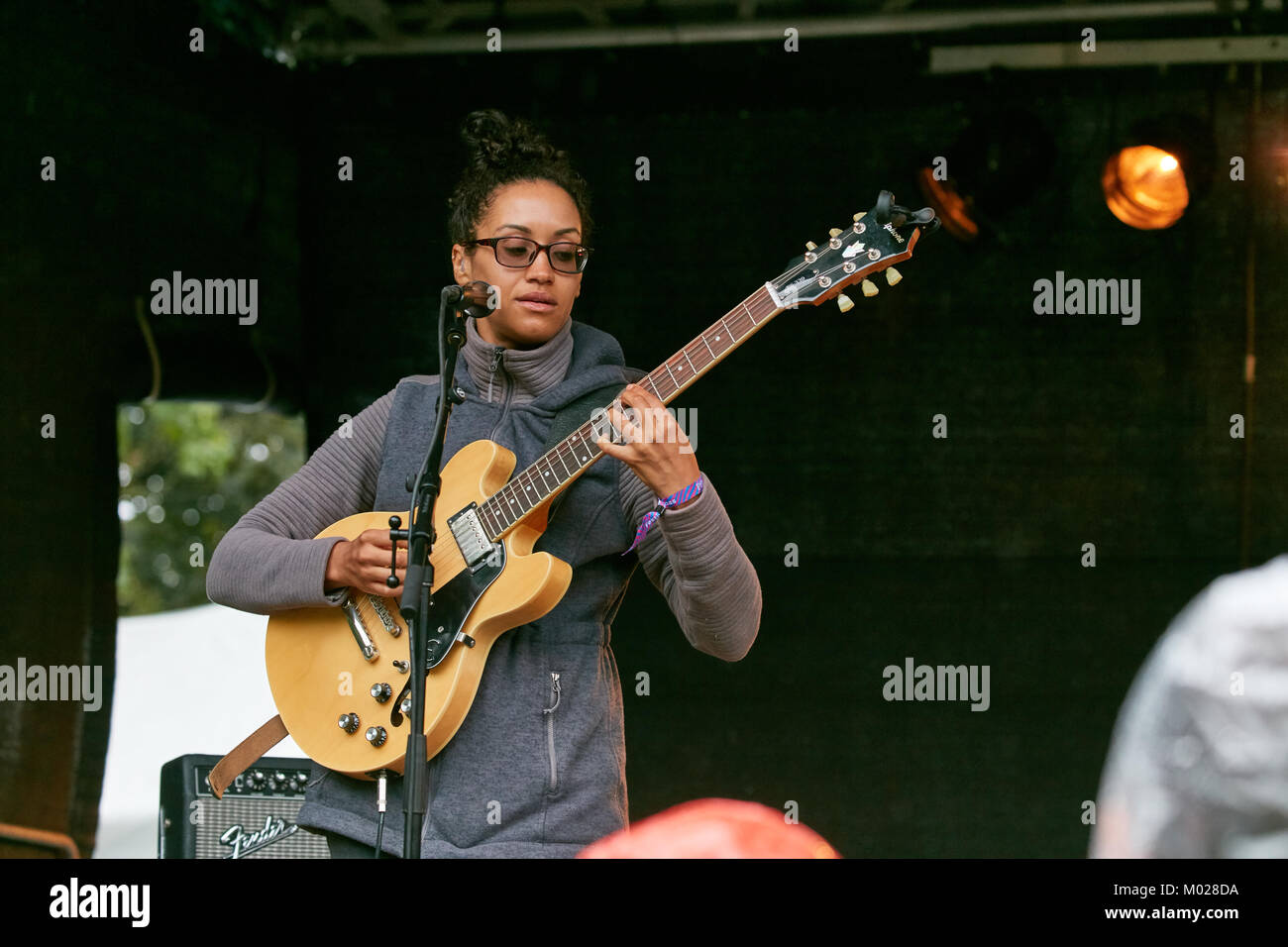 The American singer, songwriter and musician Kadhja Bonet performs a ...