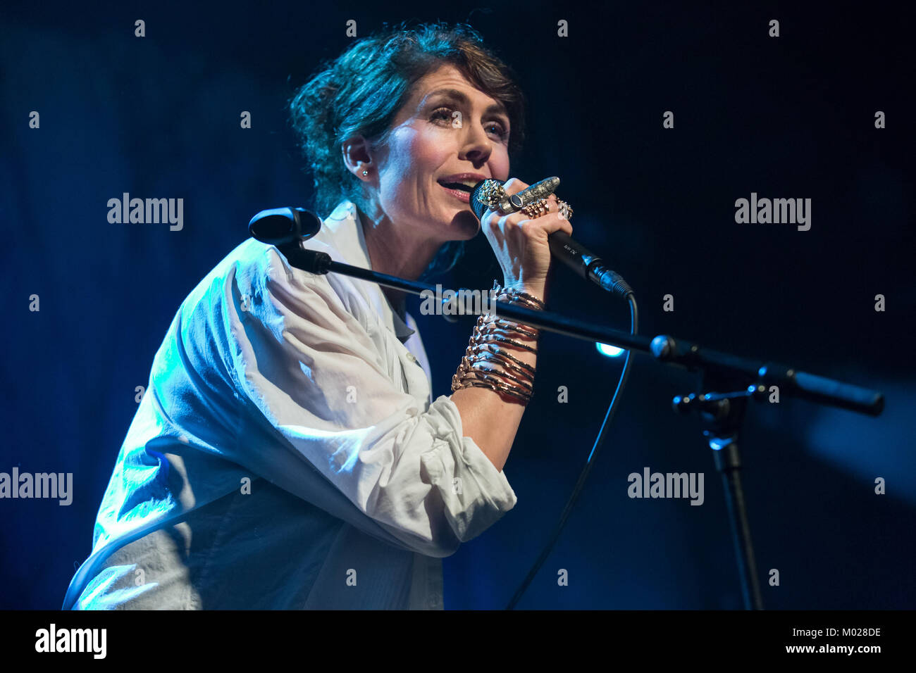 The Norwegian singer, songwriter and musician Kari Bremnes performs a ...