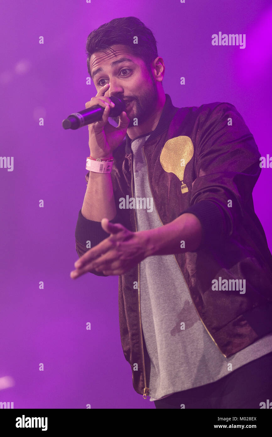 The Norwegian rap group Karpe Diem performs a live concert at the ...