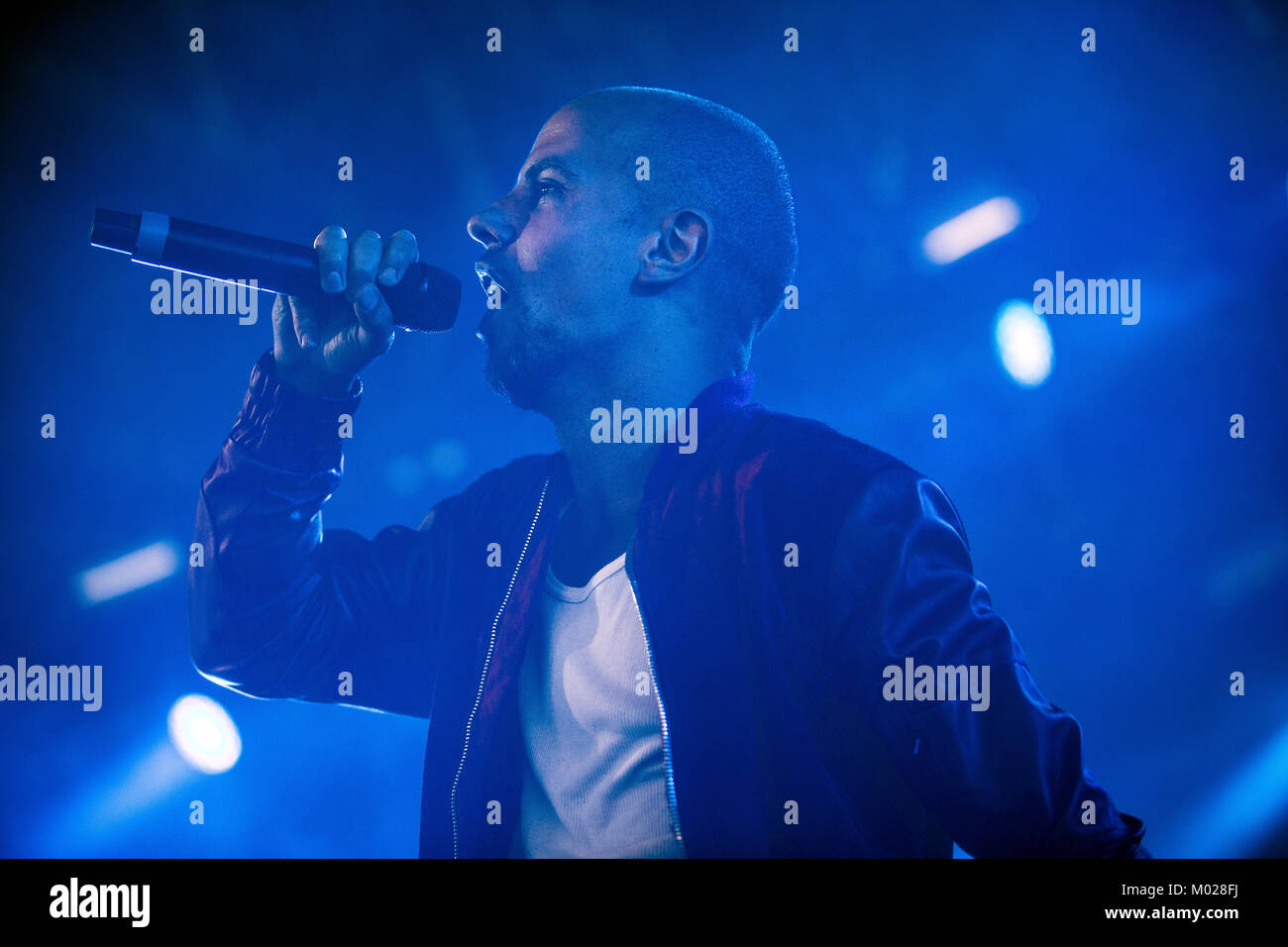 The Norwegian rap group Karpe Diem performs a live concert at the ...