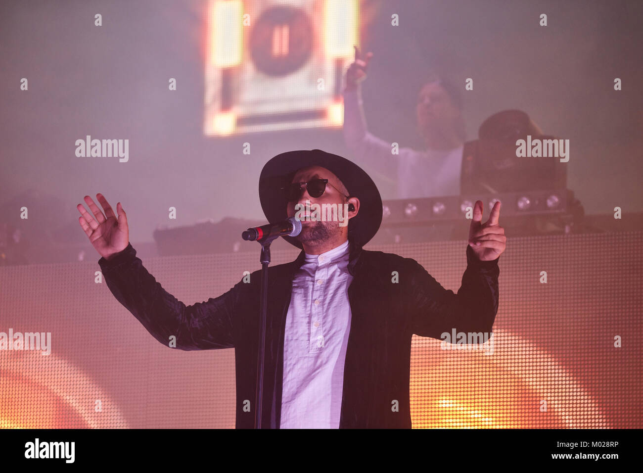 The American singer Parson James performs live with the Norwegian ...