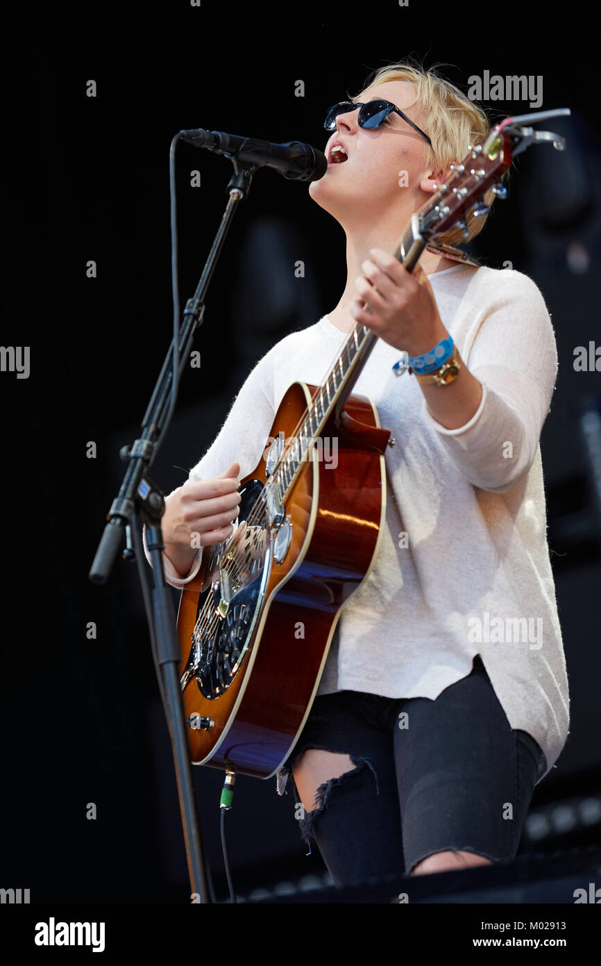 The English singer-songwriter and folk musician Laura Marling performs ...