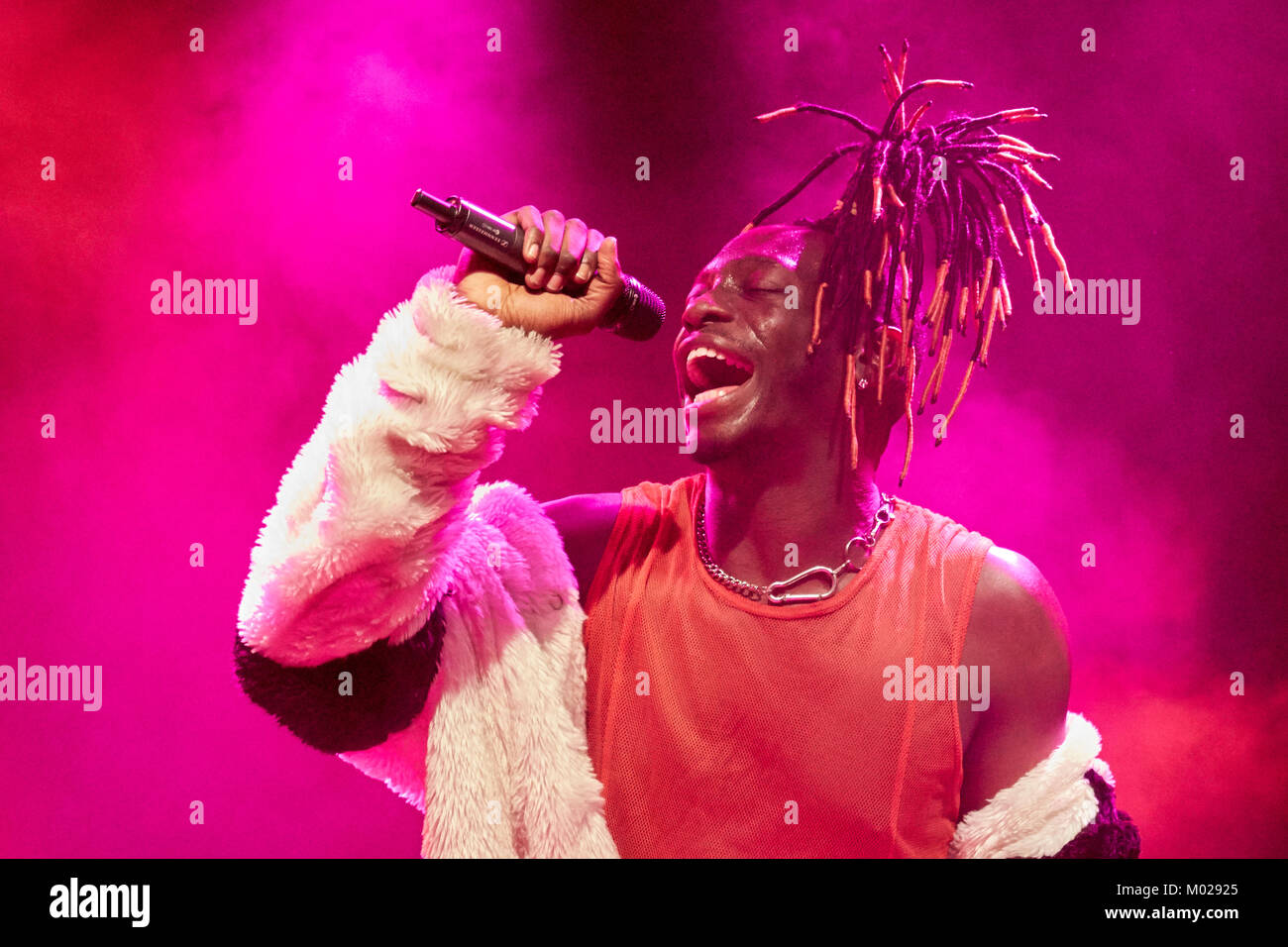 The American queer rapper Khalif Diouf is better known by his stage ...