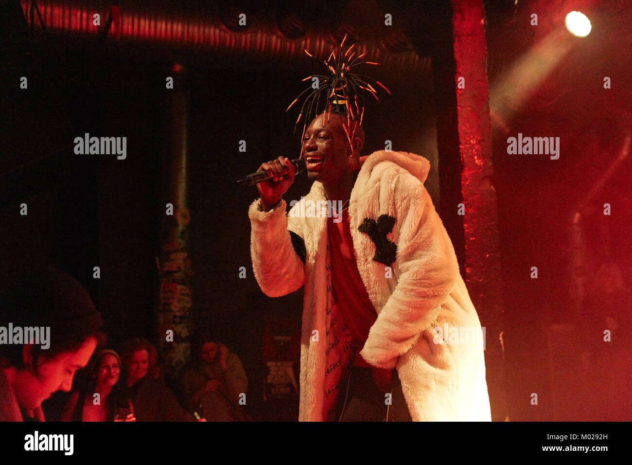 The American queer rapper Khalif Diouf is better known by his stage ...