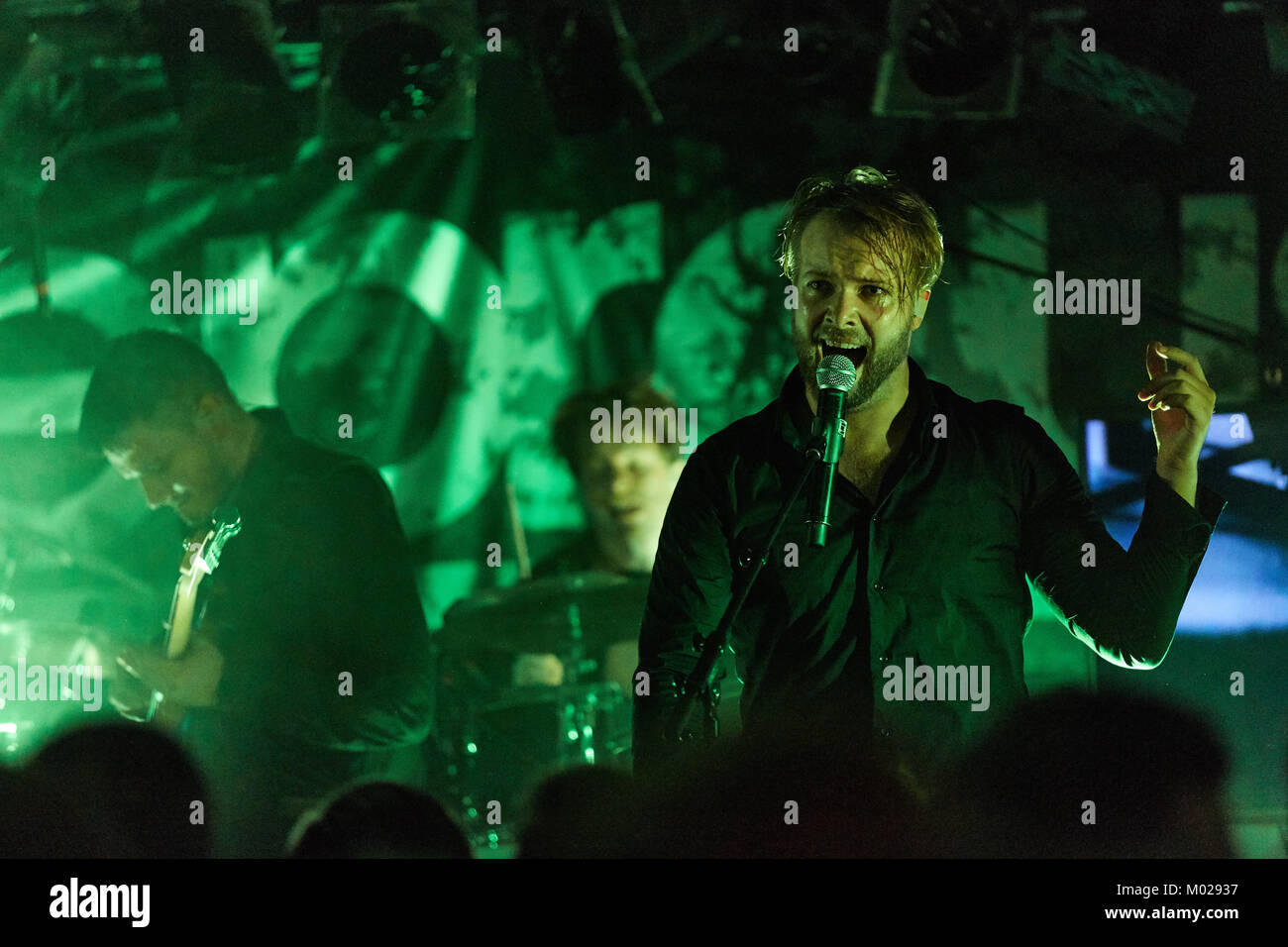 The Norwegian progressive metal band Leprous performs a live concert at ...