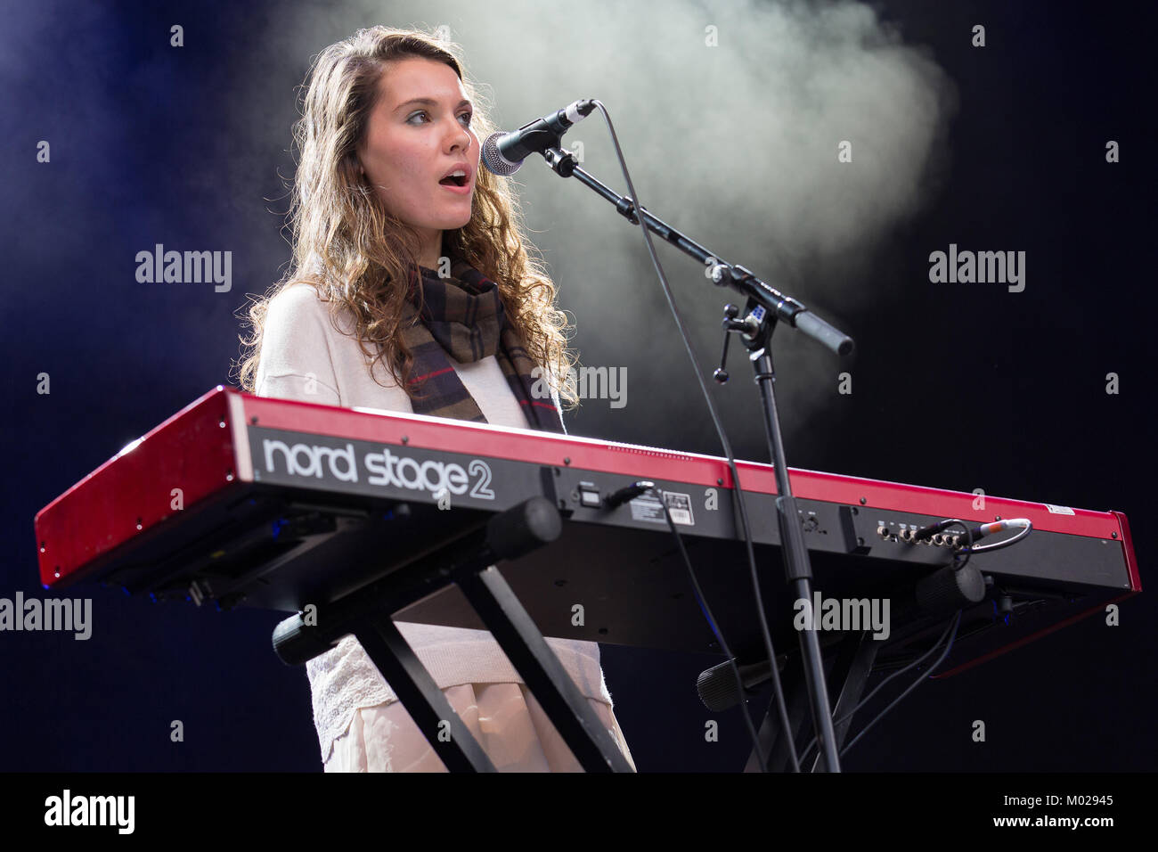 The American folk pop duo Lily & Madeleine performs a live concert at ...