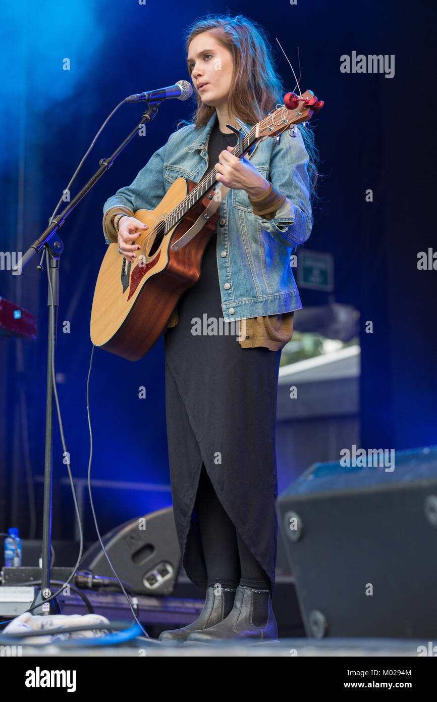 The American folk pop duo Lily & Madeleine performs a live concert at ...
