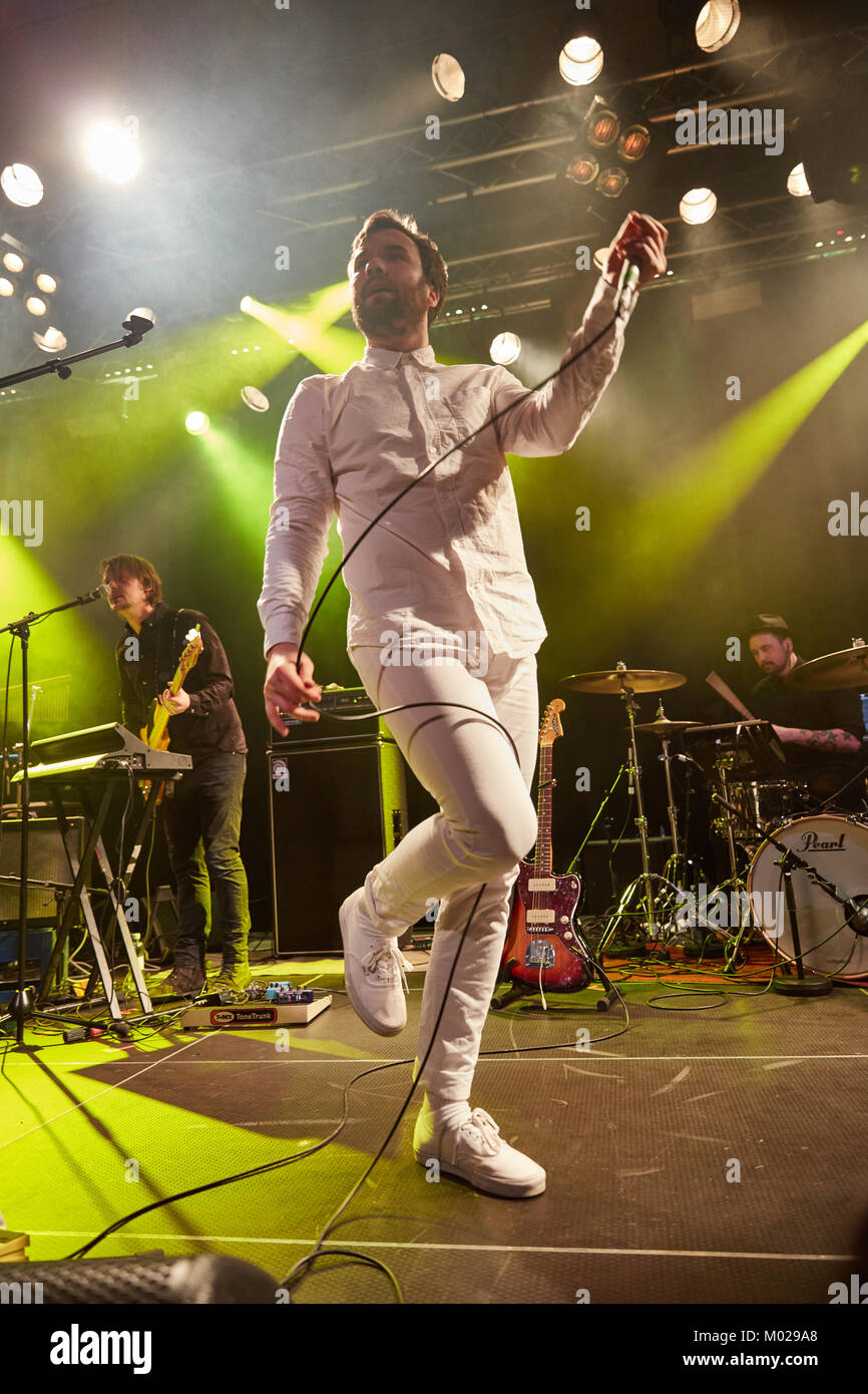 The Norwegian pop band Lovespeak performs a live concert at the ...