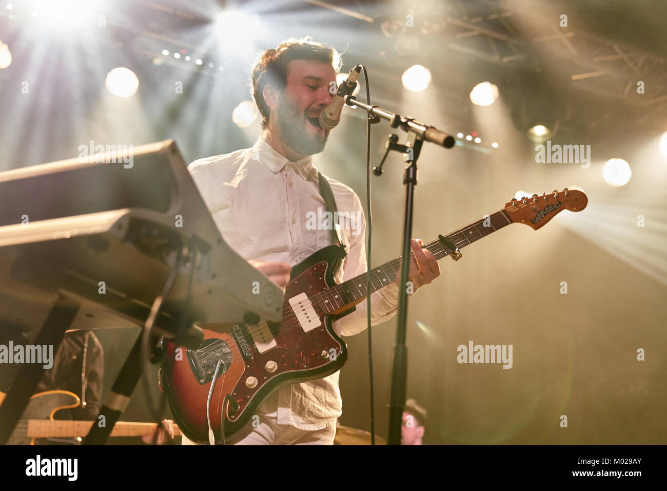 The Norwegian pop band Lovespeak performs a live concert at the ...