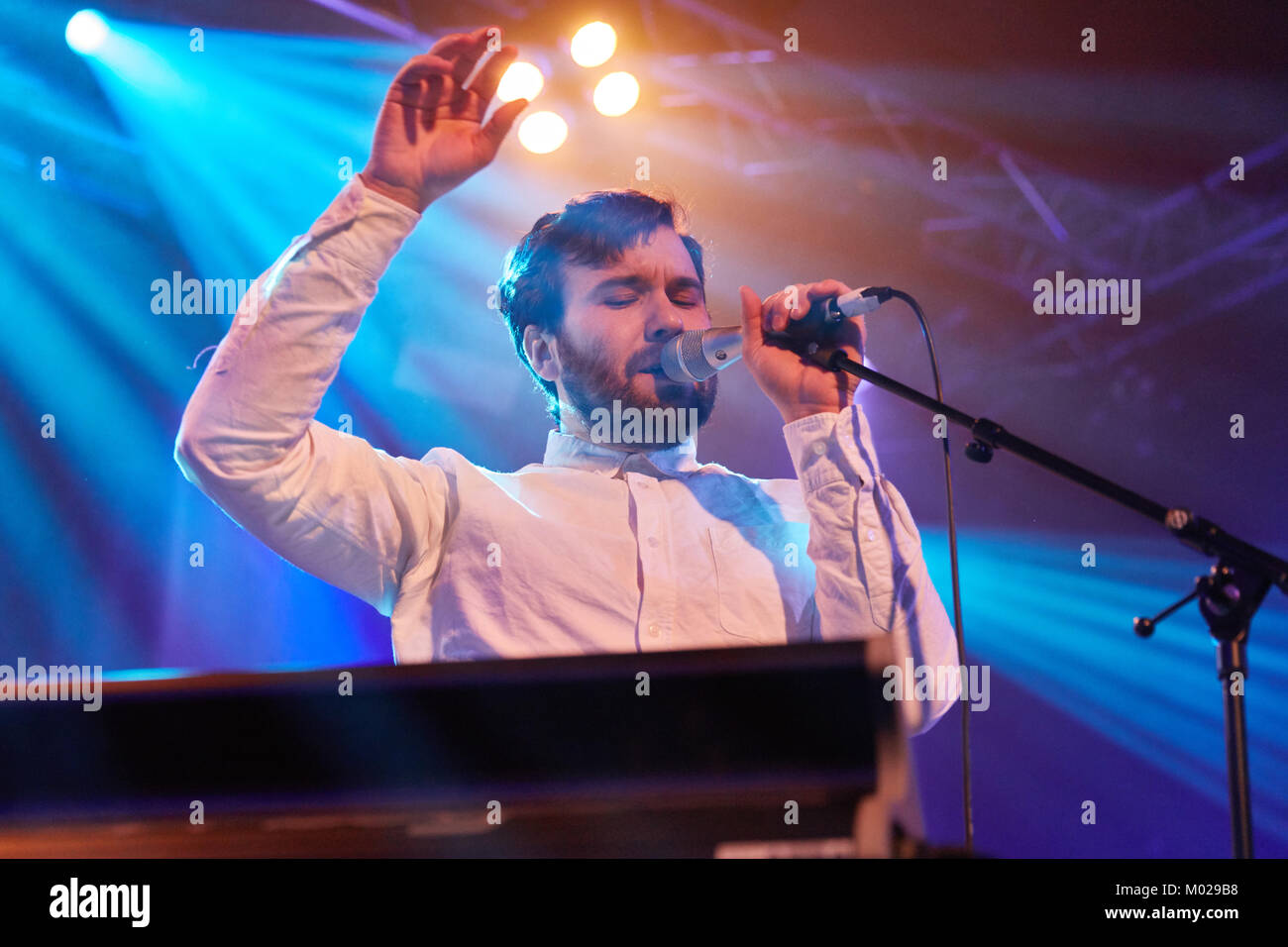 The Norwegian pop band Lovespeak performs a live concert at the ...
