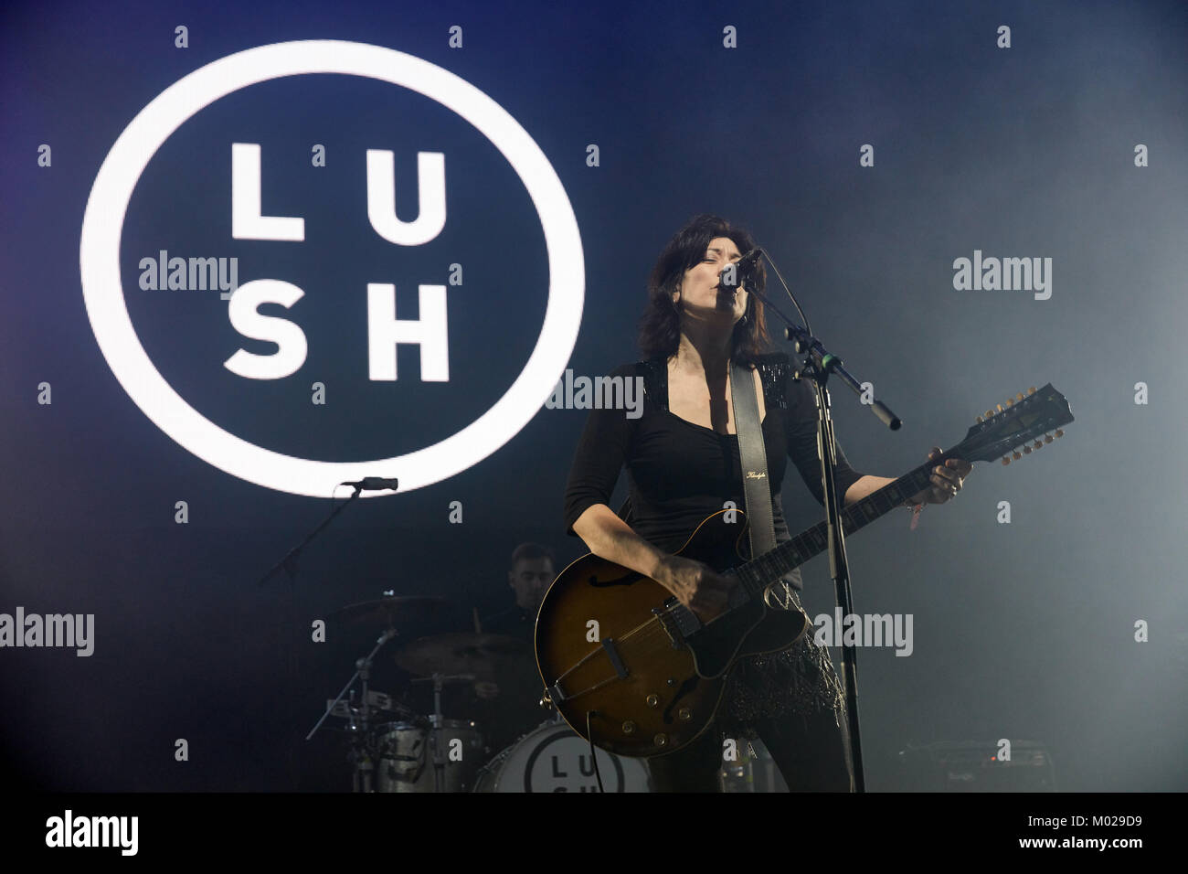 The English rock band Lush performs a live concert at the Norwegian ...