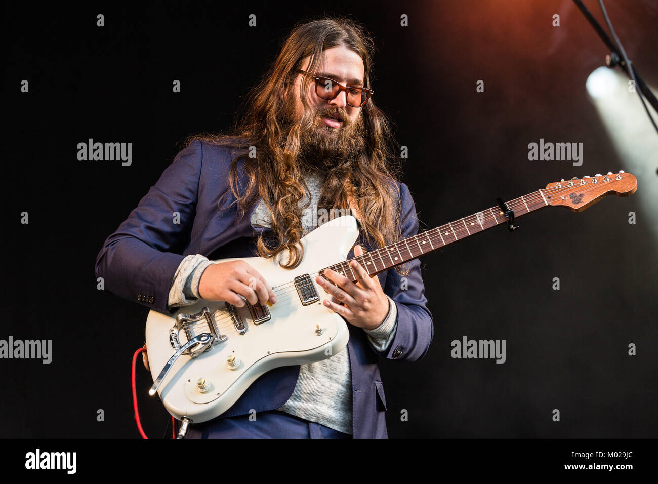 The American singer, songwriter and musician Matthew E. White performs ...
