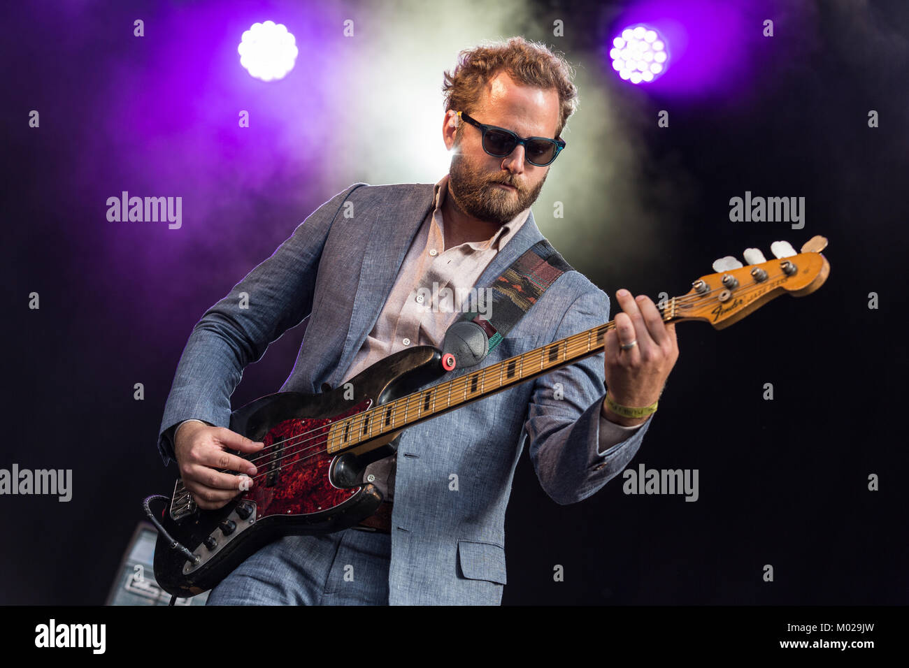 The American singer, songwriter and musician Matthew E. White performs ...