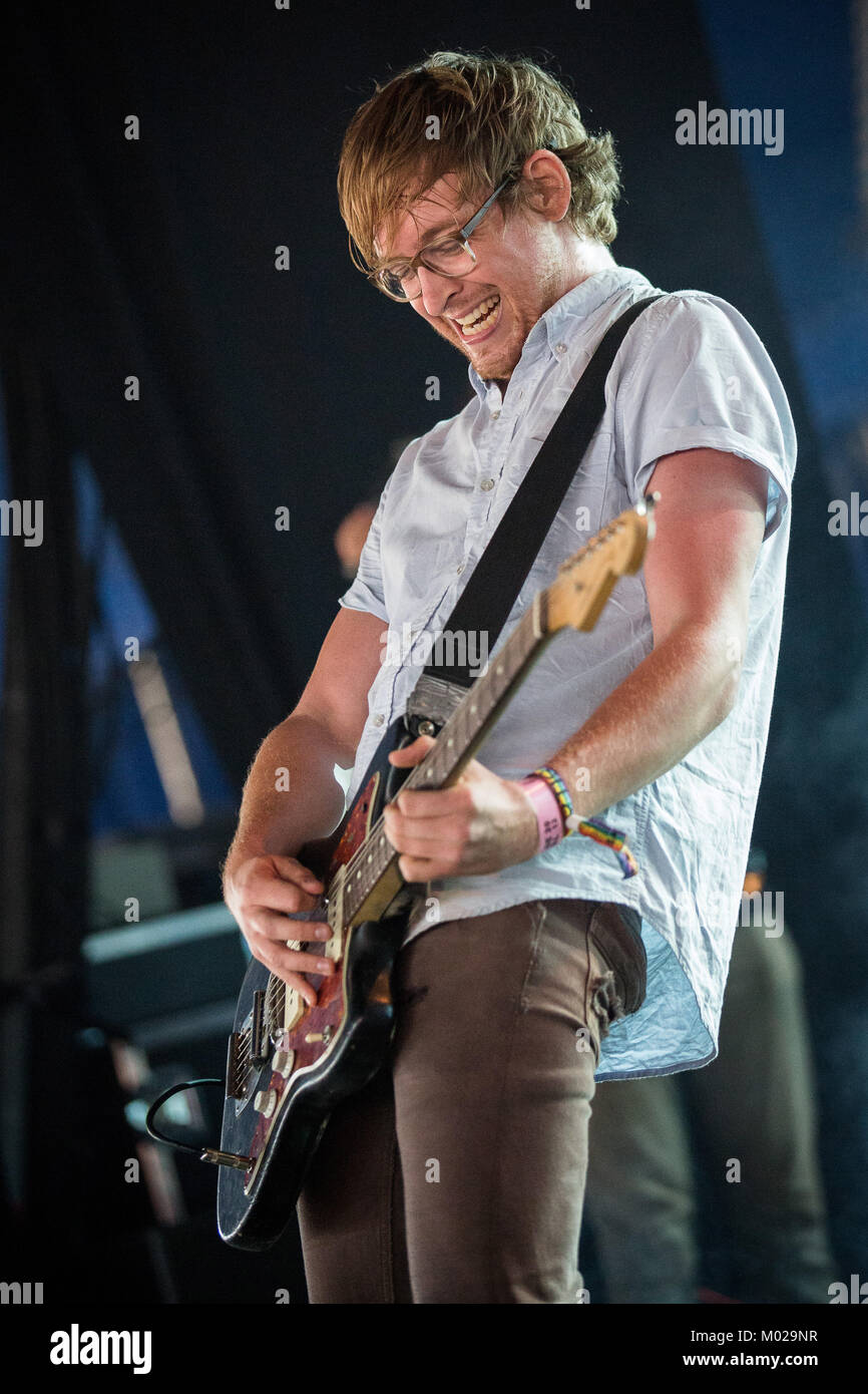 The Canadian noise rock and punk band METZ performs a live concert at ...