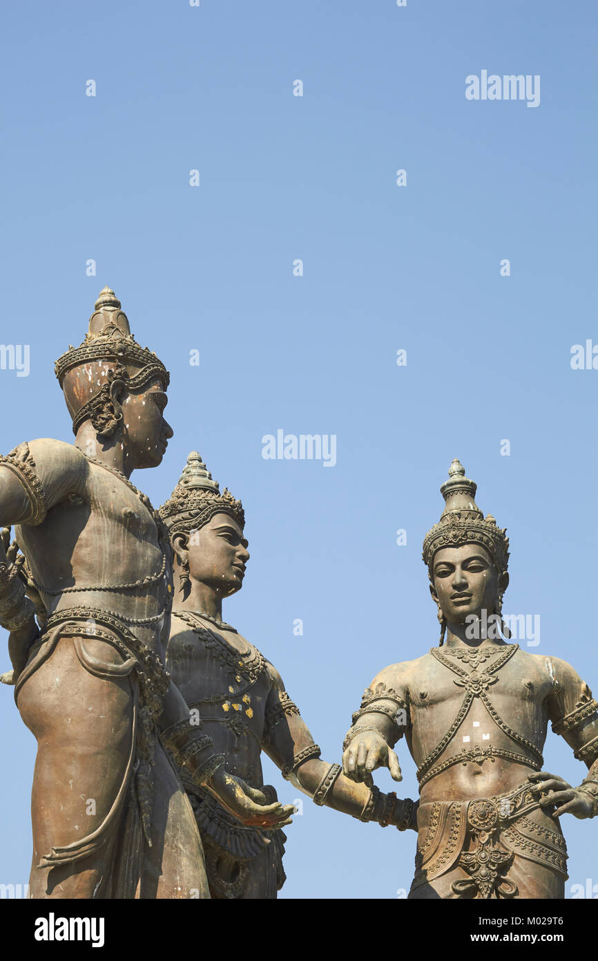 Three Kings Monument, Chiang Mai, Thailand Stock Photo - Alamy