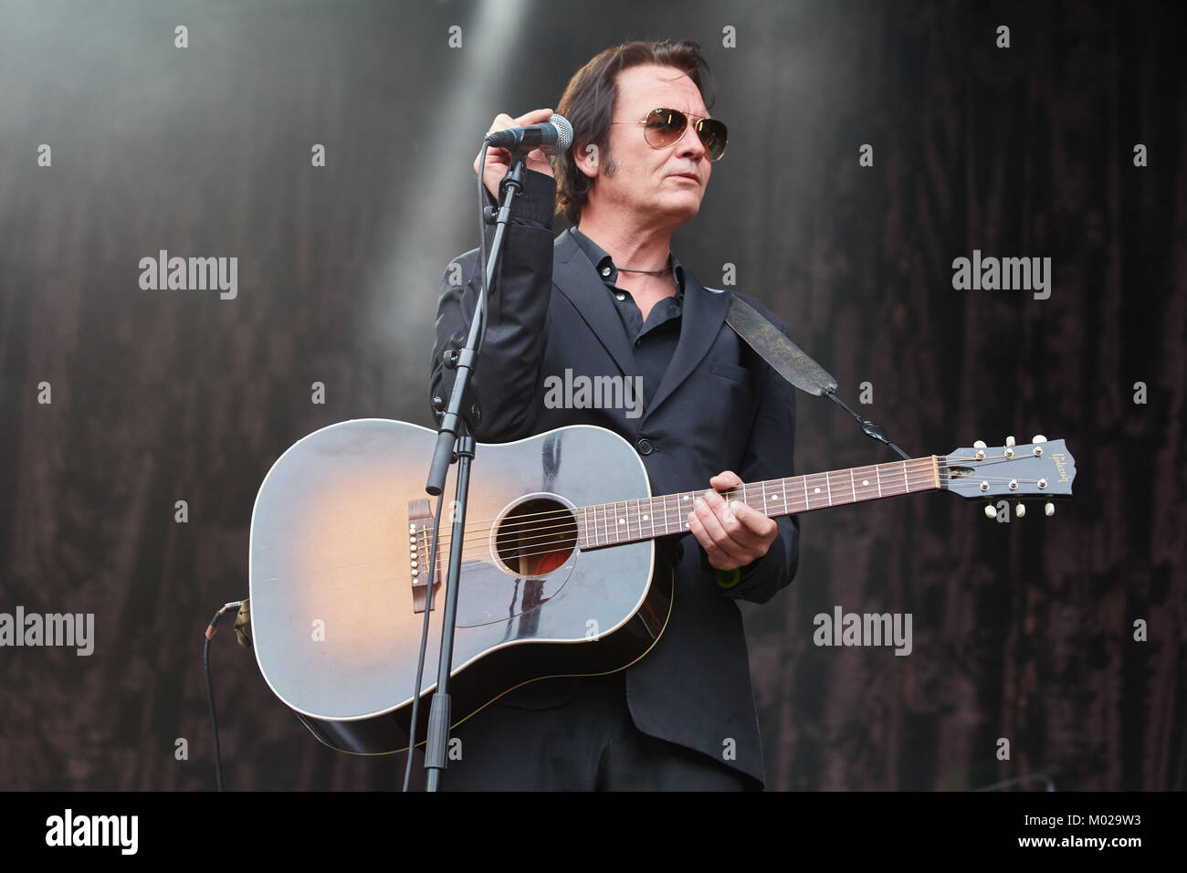 The Norwegian country rock band Midnight Choir performs a live concert ...